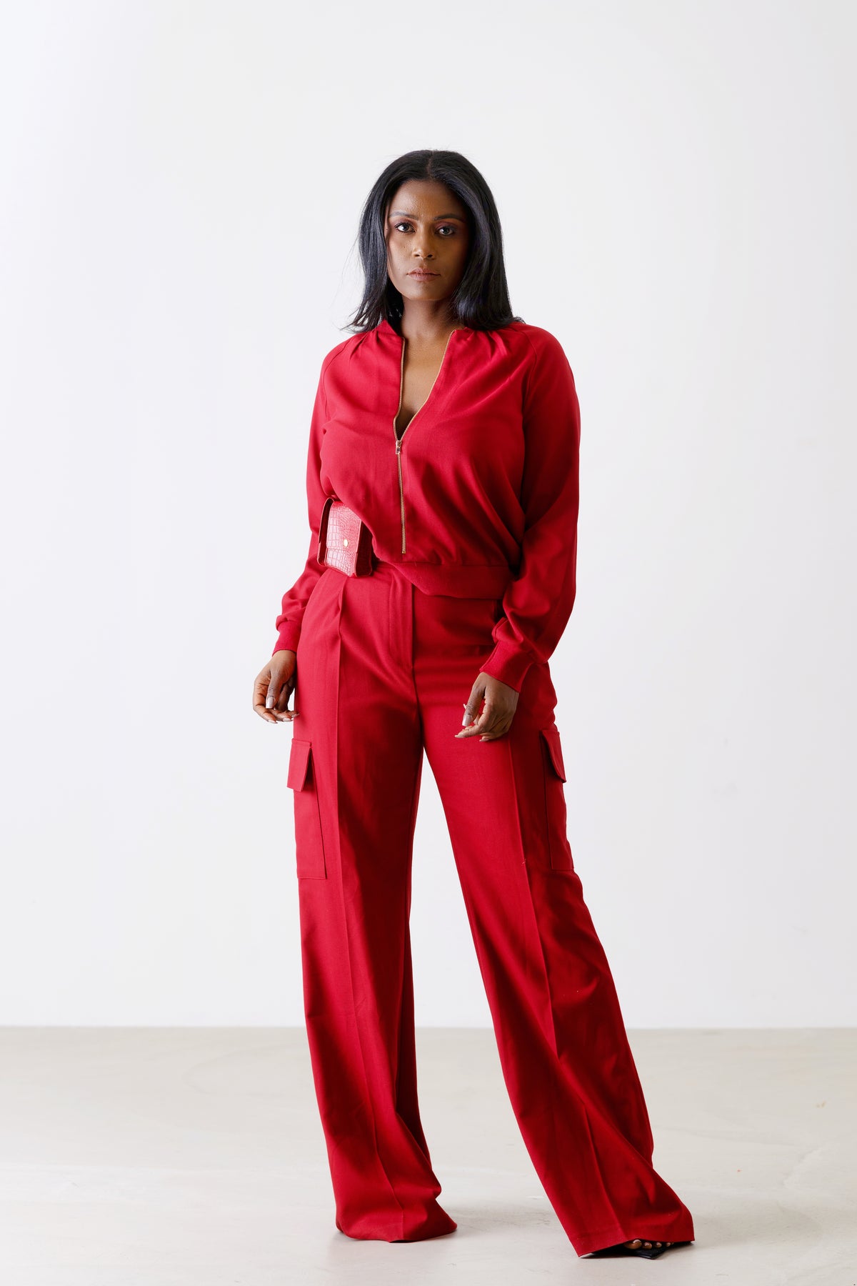 TWO PIECE BELL BOTTOM TROUSER WITH JACKET | Trends Wardrobe